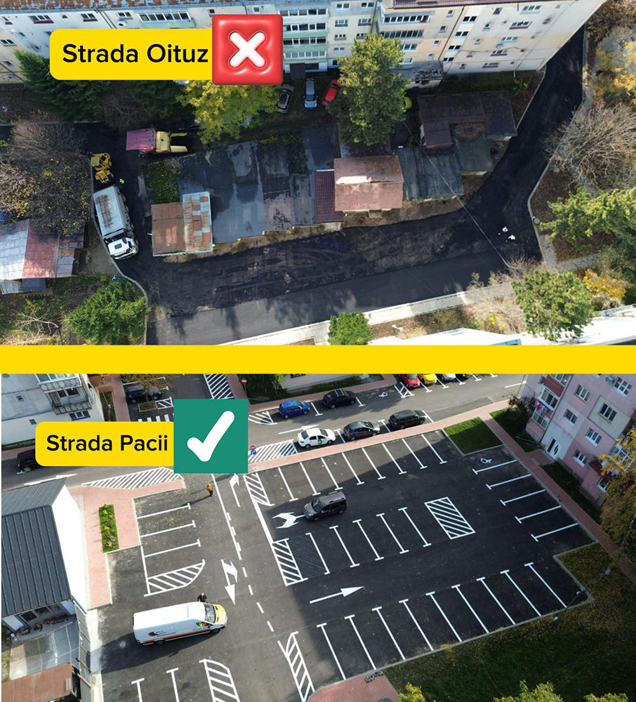 Primăria Municipiului Suceava compară strada Păcii, modernizată cu 40 ...